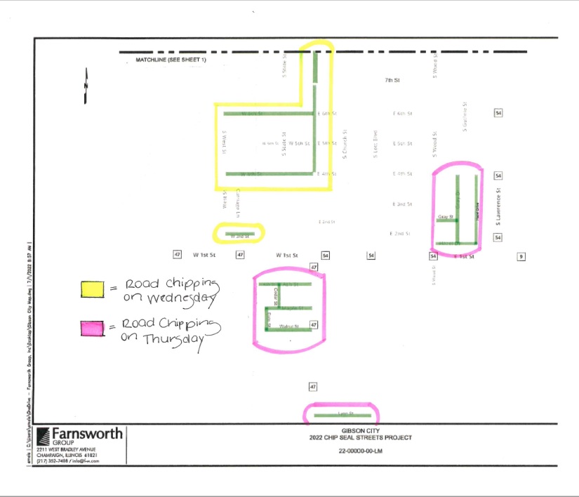 Attention: Road Work has Begun – Gibson City Illinois